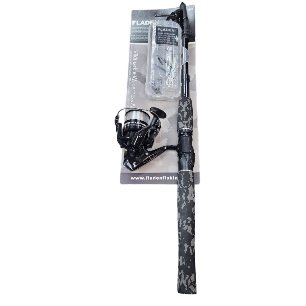 Pre-owned Fladen Camo Tele rod and Reel - Own4Less